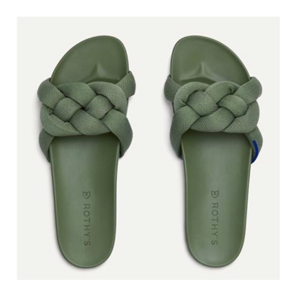 Rothy's | Shoes | Rothys Bubble Slide Sandals Palm Green | Poshmark